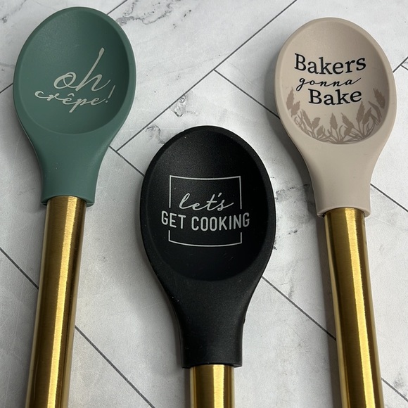 Krumbs Kitchen | Kitchen | Nwt Krumbs Kitchen Elements Spoon Wmetallic ...